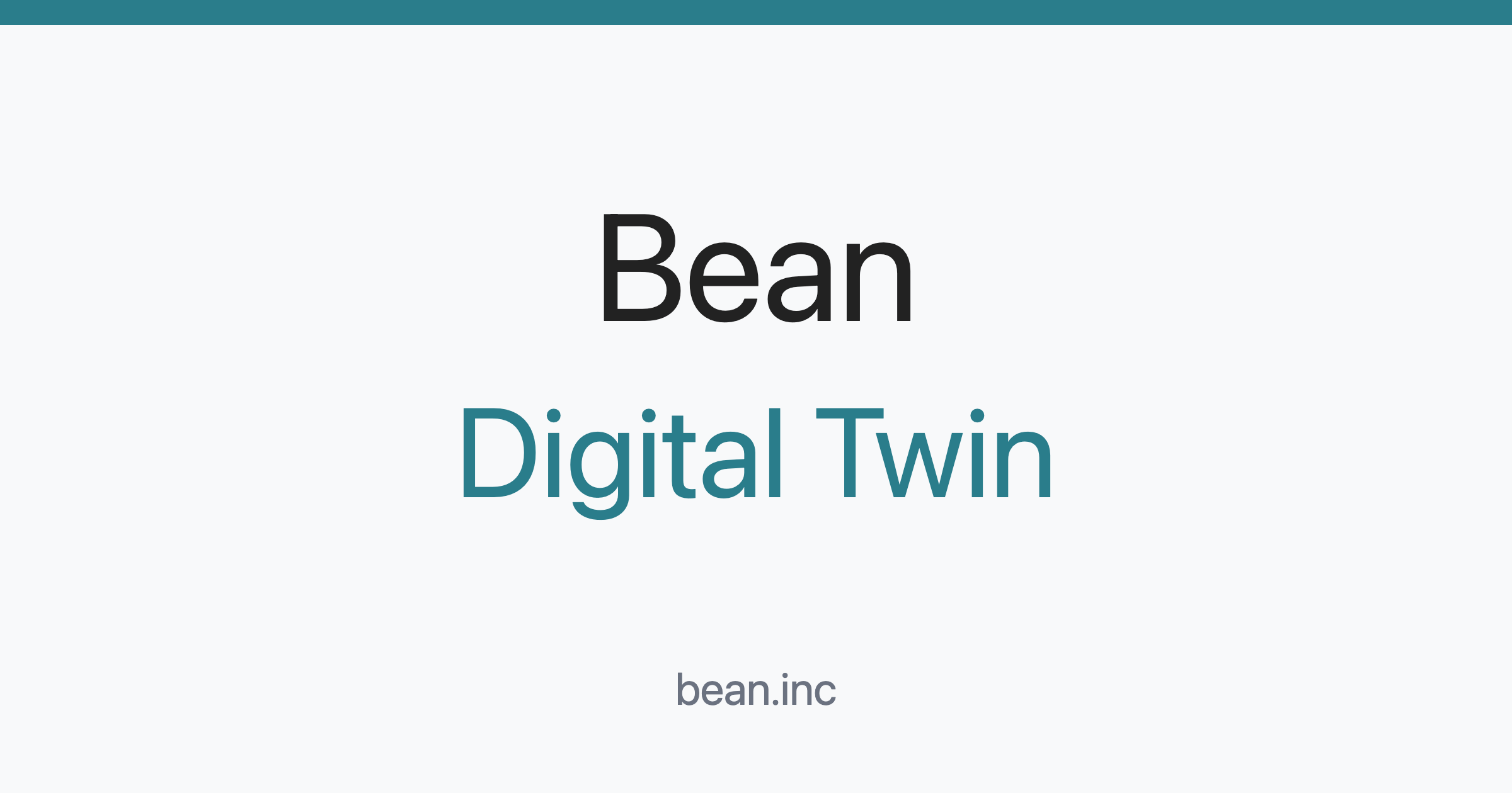 Bean - Digital Healthcare Twin